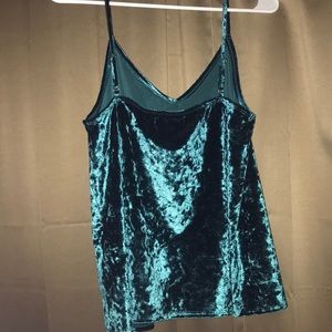 Tops | Crushed Velvet Tank Top | Poshmark